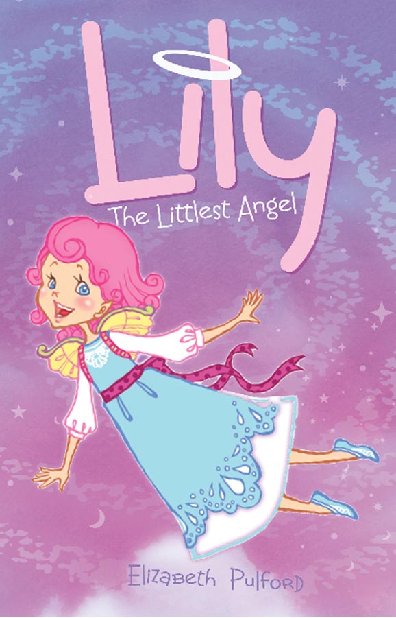 Aki Art: Lily The Littlest Angel: "Gets Her Wings" cover