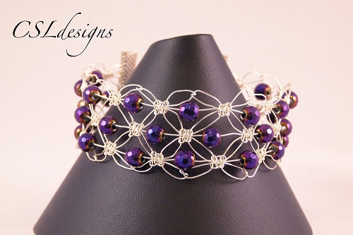 Wire and Micro Macrame Jewelry by CSL Designs / The Beading Gem