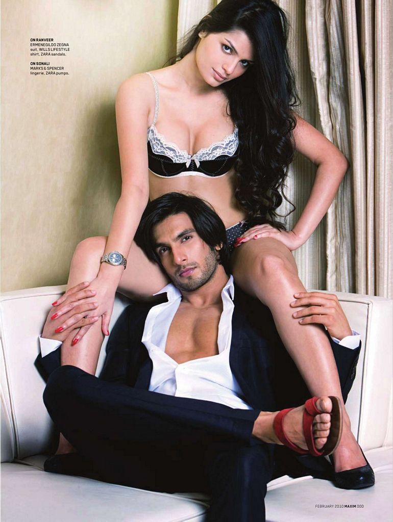 Sonali and Ranveer Hot Photoshoot for Maxim Magazine ~ Bollywood Gossip