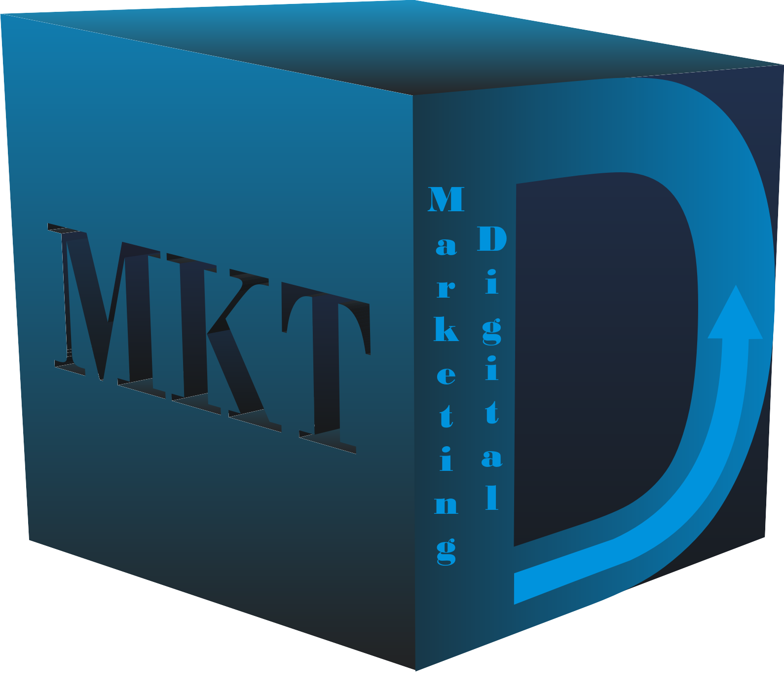 Marketing Digital: Logotipo MKT-D