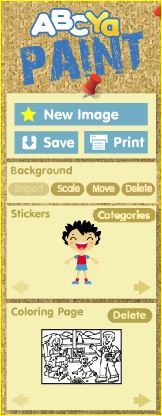 Jugando y aprendiendo juntos: Dibuja, colorea y decora con ABCYa Paint