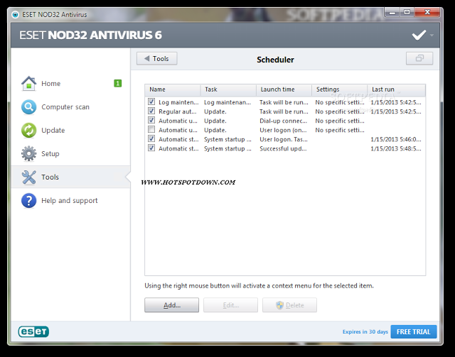 Kostenloser Download nod32 Antivirus für Windows 7 64 Bit - menucasini