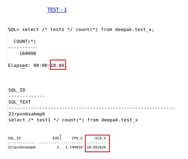 Deepak Bhatnagar's Oracle Blog !: SQL Ordered by Elapsed Time Section of AWR Report Can Mislead ...