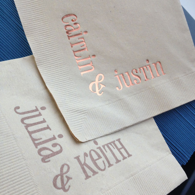 Fabulous Personalized Napkins | Fresh Ink : Style Sentiment ...
