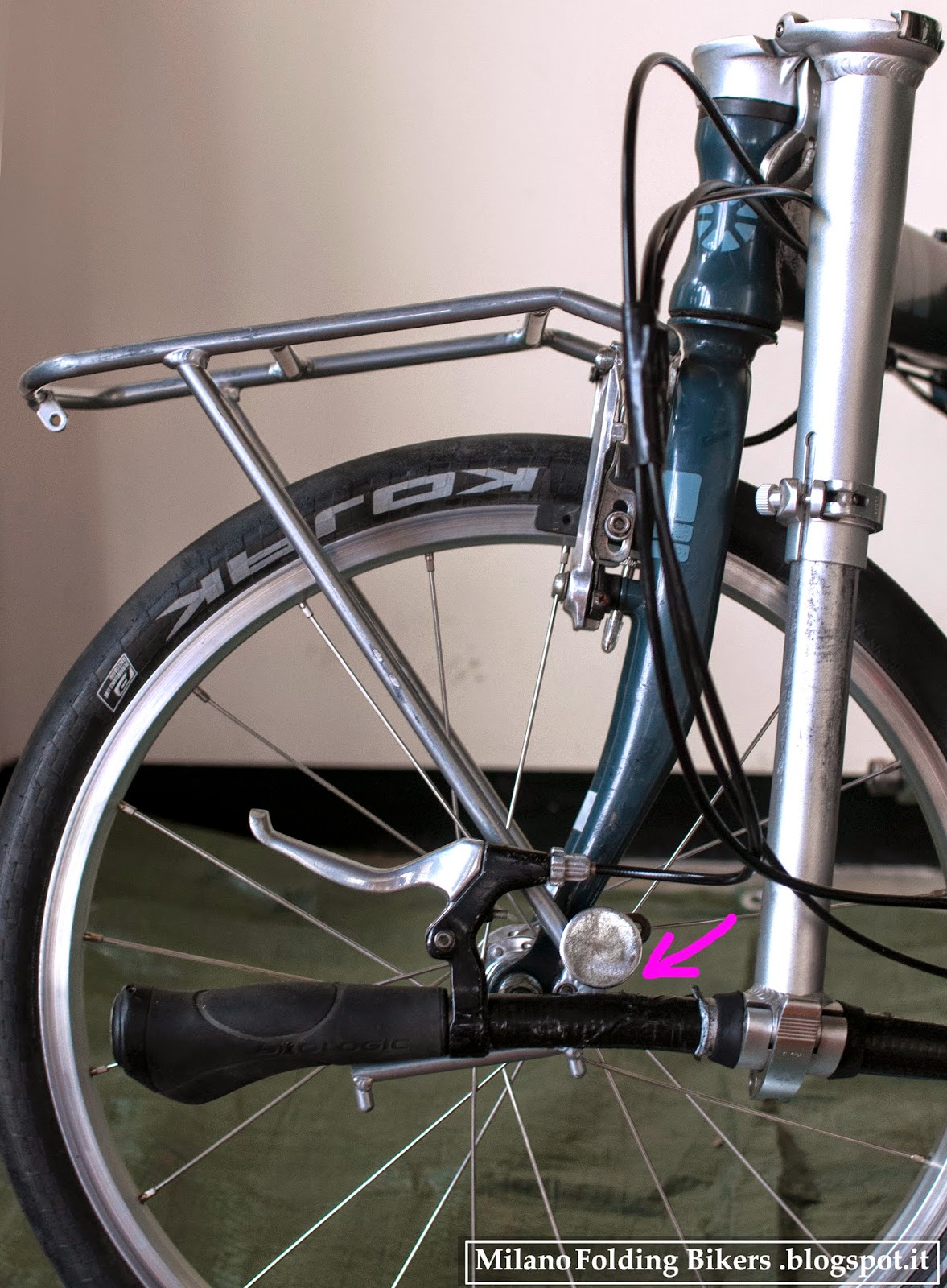 Milano Folding Bikers: Dahon Front Rack
