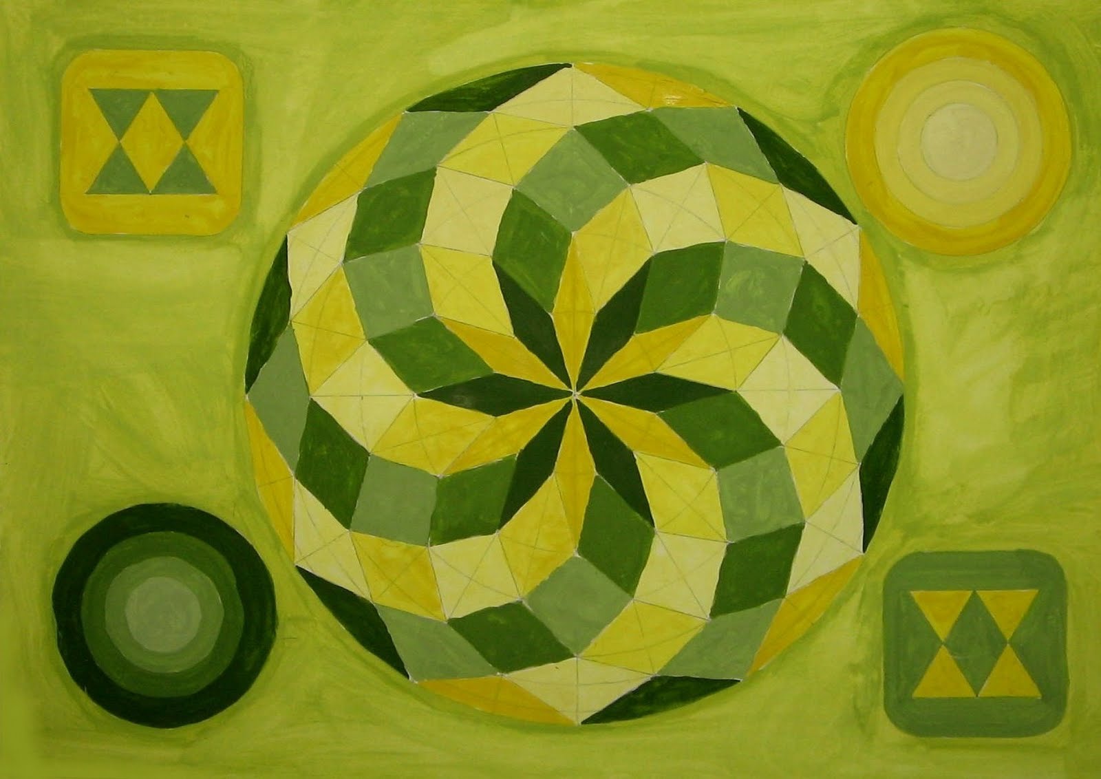 PAGINI PENTRU CULOARE: Compozitia decorativa moderna