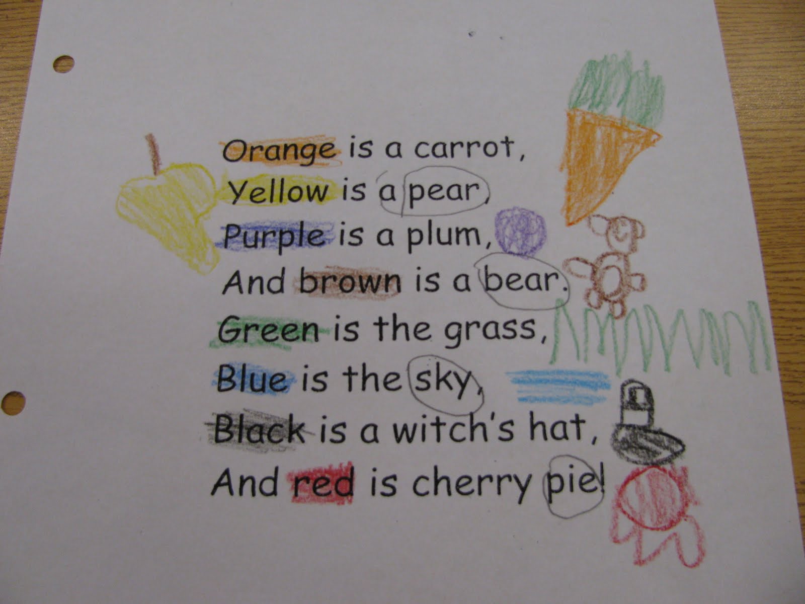 First Grade Gallery- Lessons for Little Learners: Poetry Binder