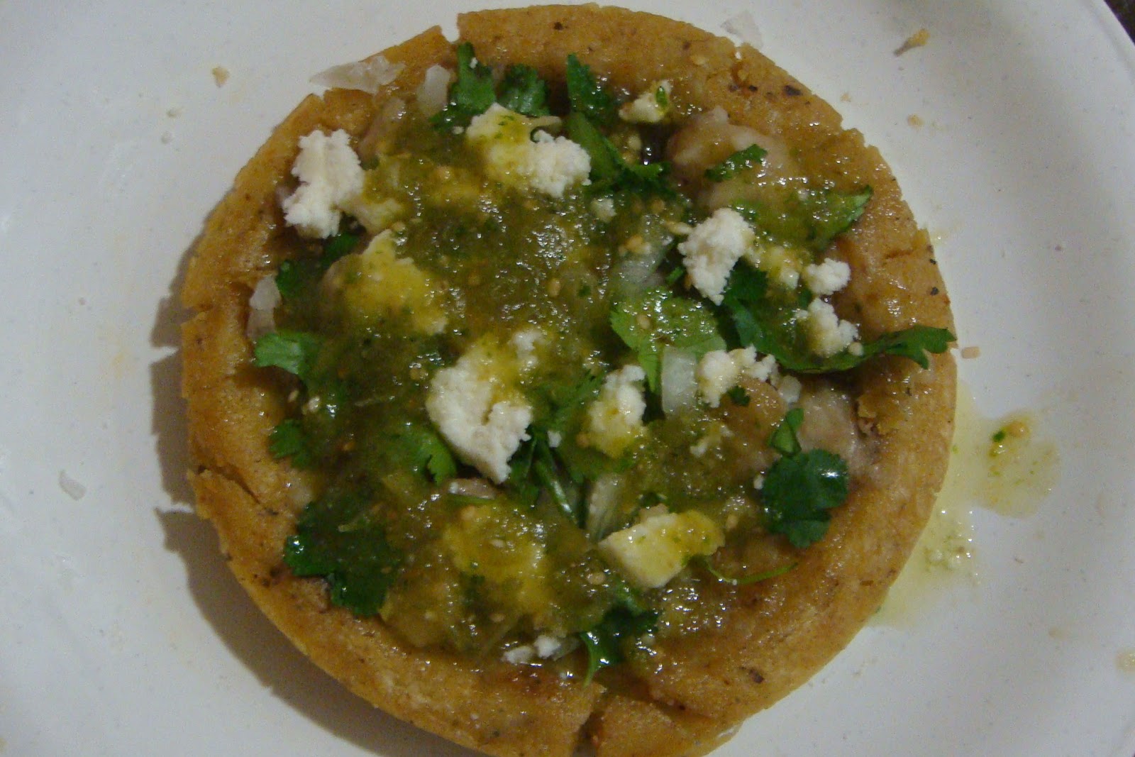 Aromas y colores de Mèxico: Sope en salsa verde