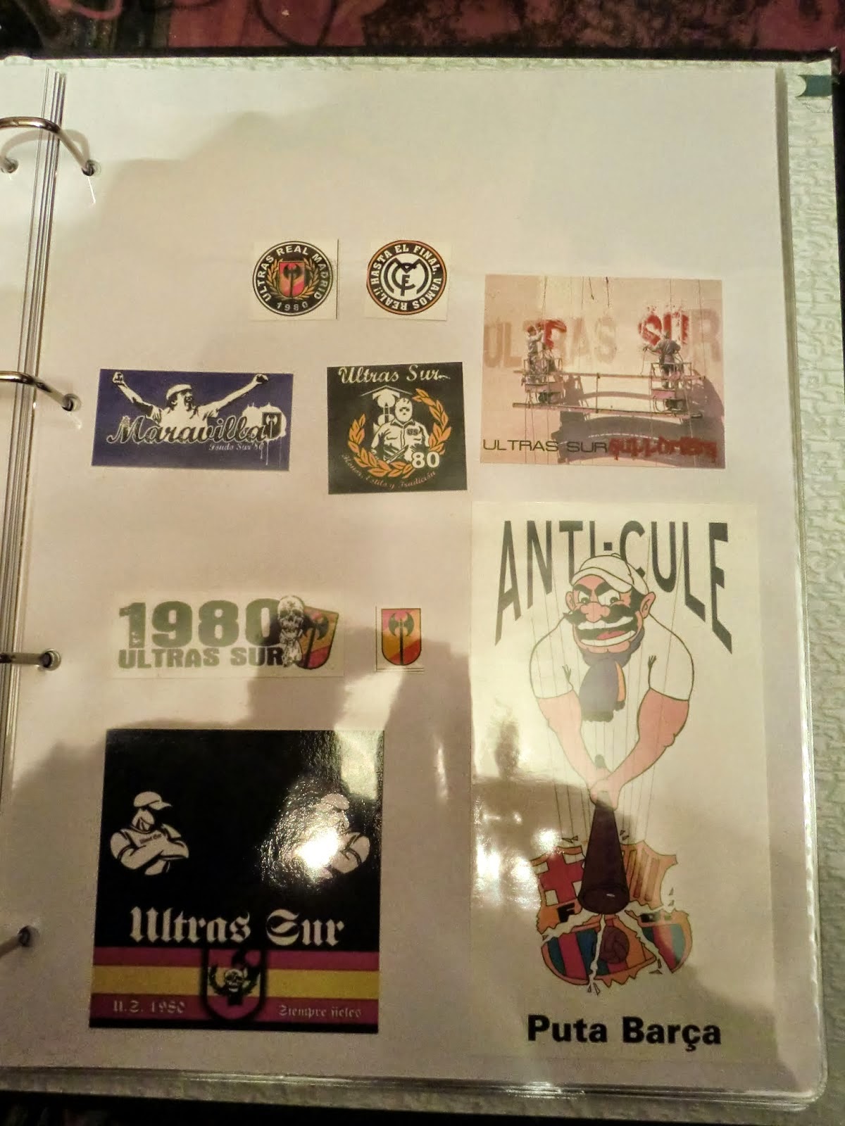 Ultras Sur | Ultras RMCF: Pegatinas