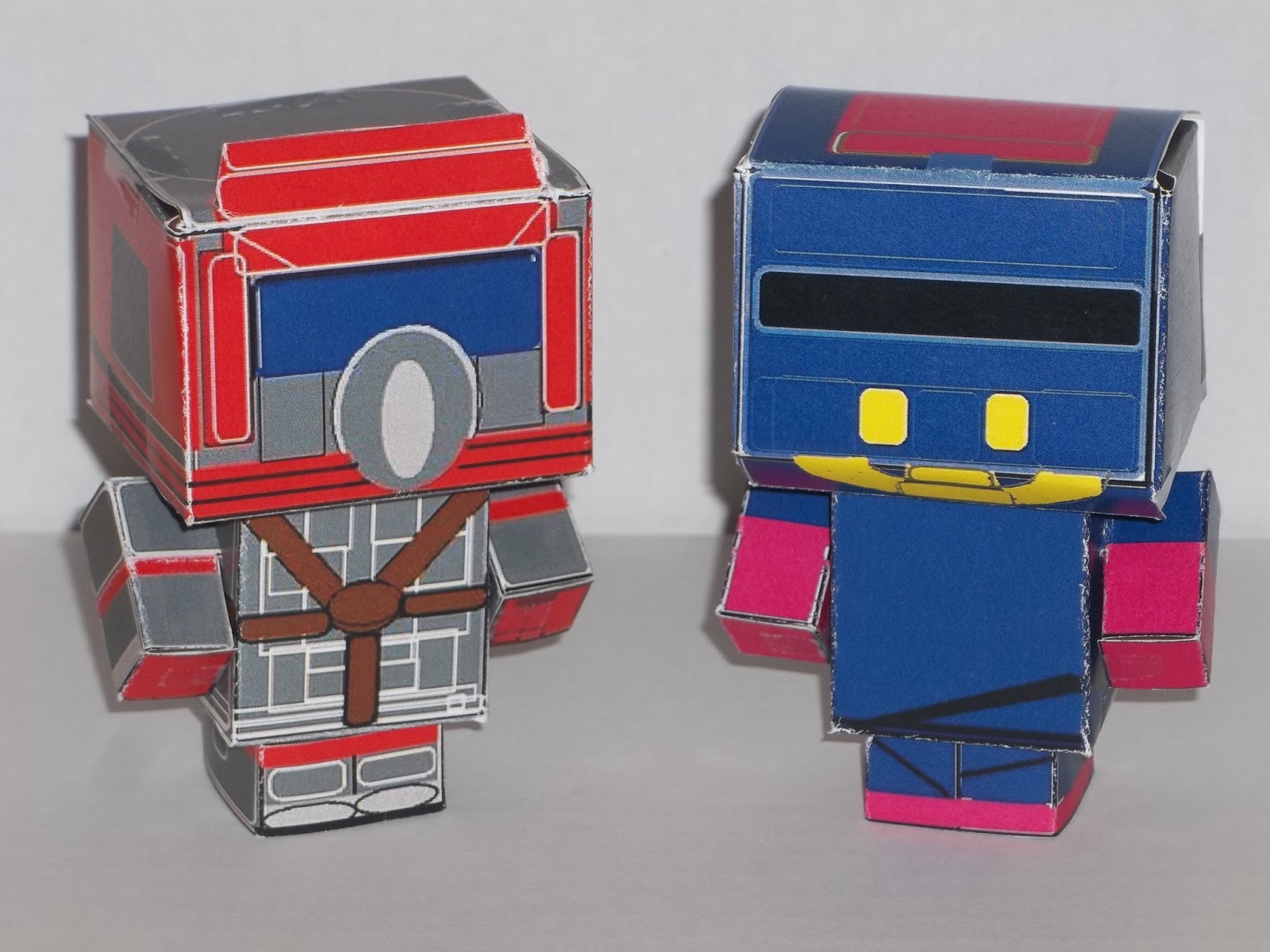 M.A.S.K. Papercraft Figures And DIY Video