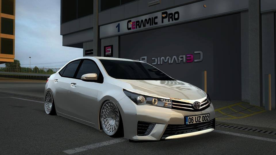 LFS Toyota Corolla 2016 - Live For Speed Mod - Yamaları