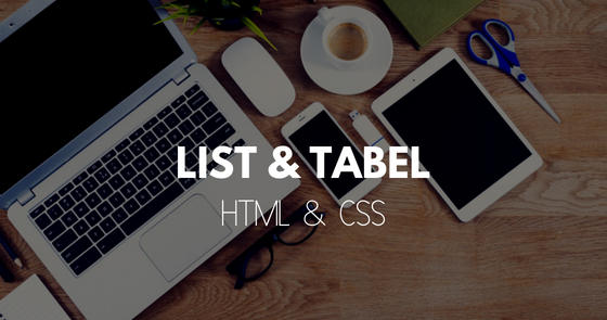 Bosok Artikel: Cara Buat List dan Tabel Sederhana HTML & CSS | Mukti911