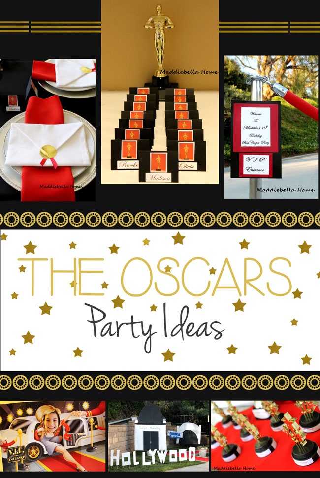 The Oscars - Party Ideas by Maddiebella Home - Remodelando la Casa