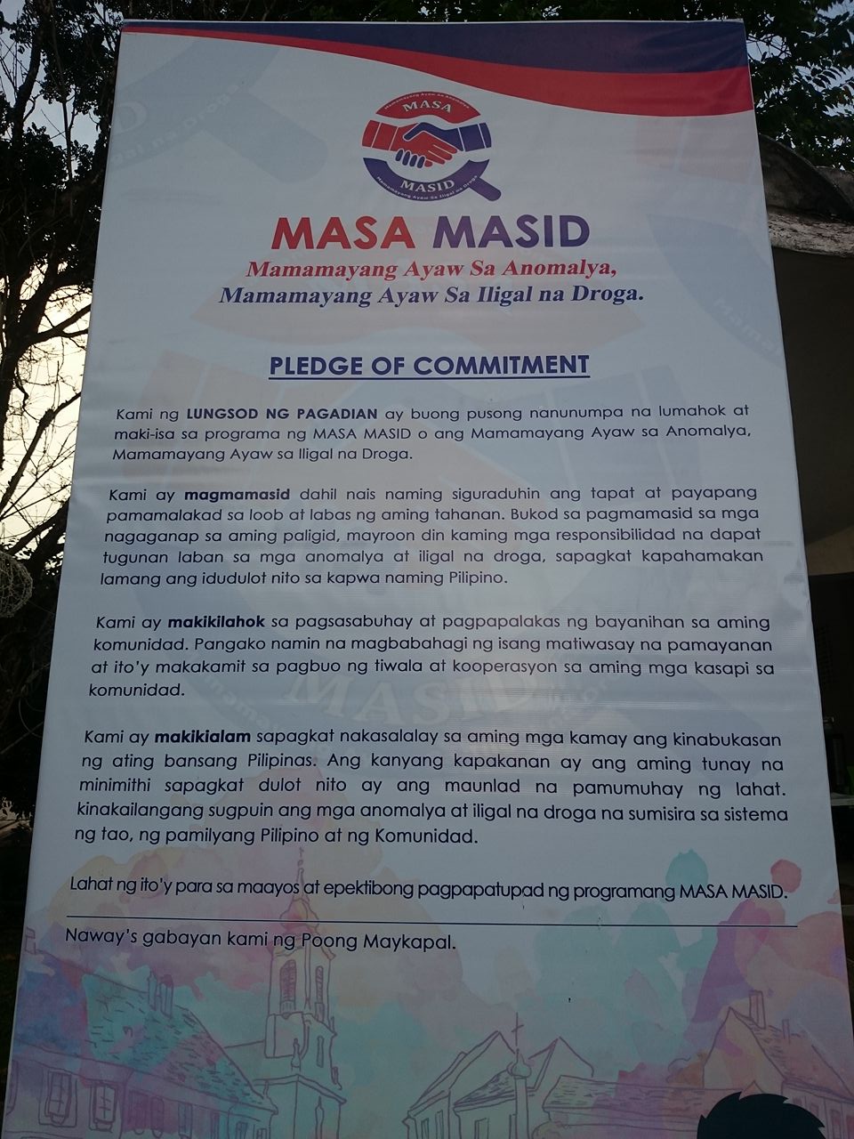 MINDANAO PAGADIAN FRONTLINE: DILG launches MASA MASID Program in ...