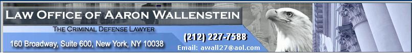 Aaron Wallenstein- www.criminaldefenselawyerny.com | watsongill