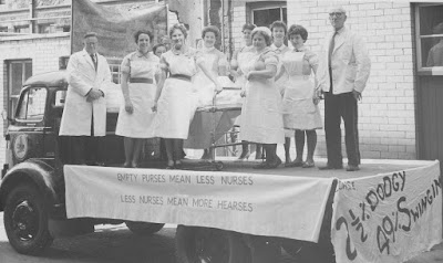 COHSE: Nurses Pay Campaign 1962 - Empty Purses Mean Less Nurses