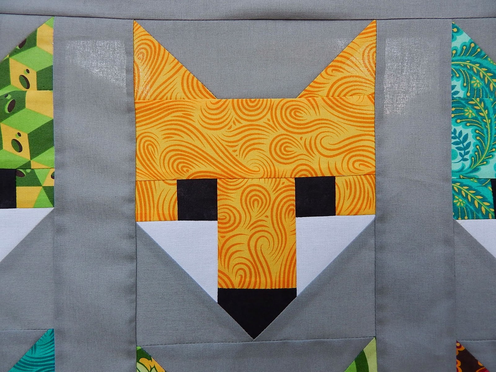 Quilting Blog - Cactus Needle Quilts, Fabric and More: Fancy Fox Quilt