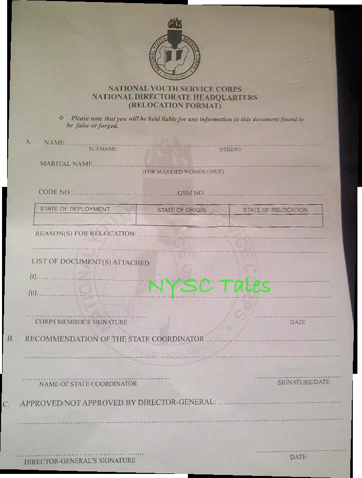 How To Apply For Nysc Relocation And Redeployment Nysc Tales how-to-apply-for-nysc-relocation-and-redeployment-nysc-tales