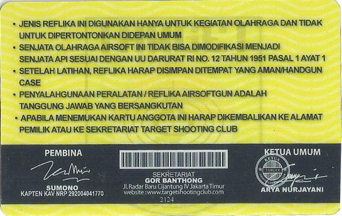 Menyediakan airsoft gun murah: KTA PERBAKIN