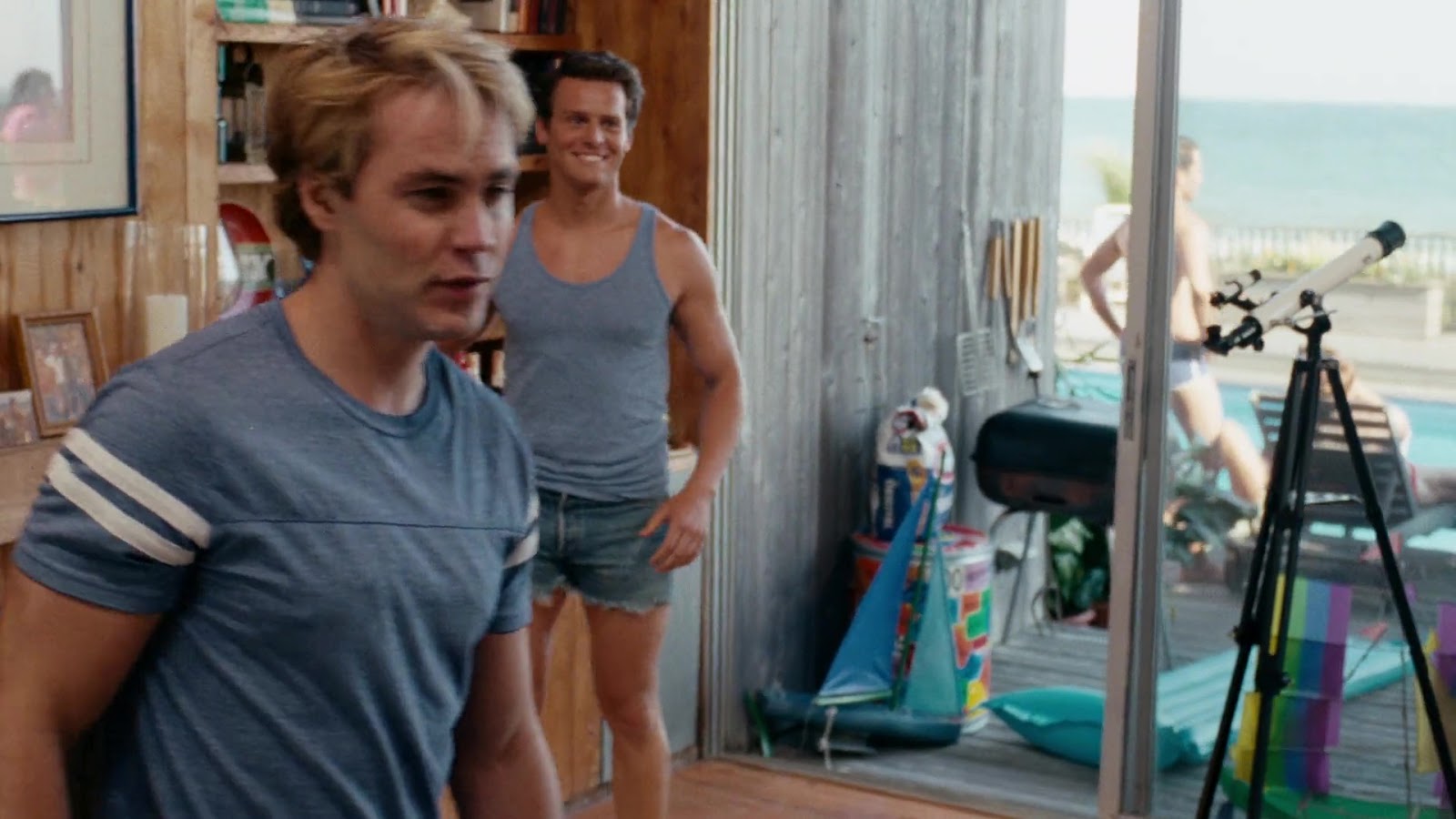 ausCAPS: Taylor Kitsch and Jonathan Groff shirtless in The Normal Heart