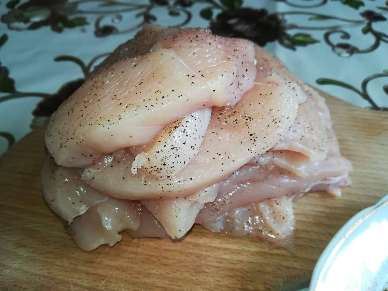 Şniţele (bătute) de pui/porc