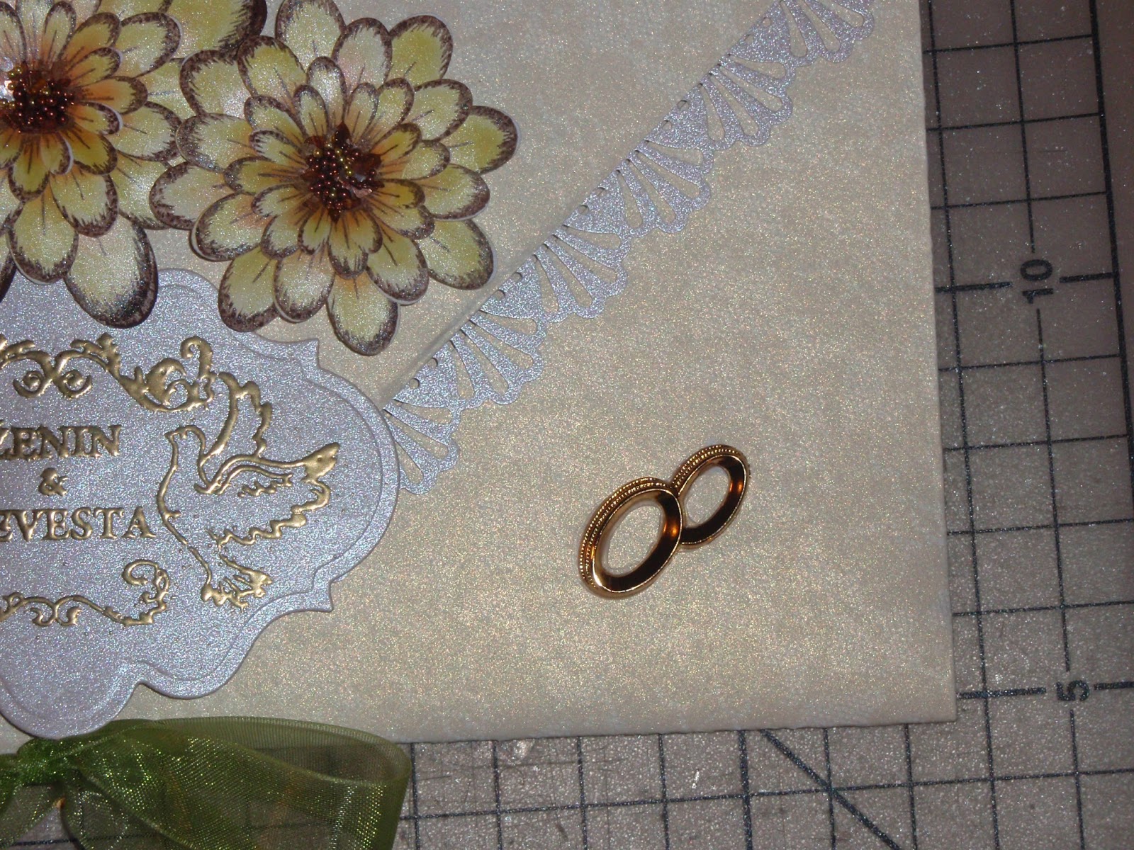 Vesna ustvarja: KUVERTA ZA POROČNO DARILO