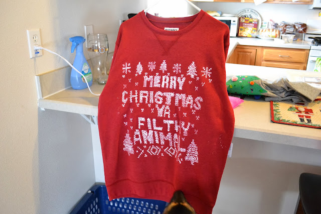 Little Fierce Mama: How To Make a Tacky Sweater