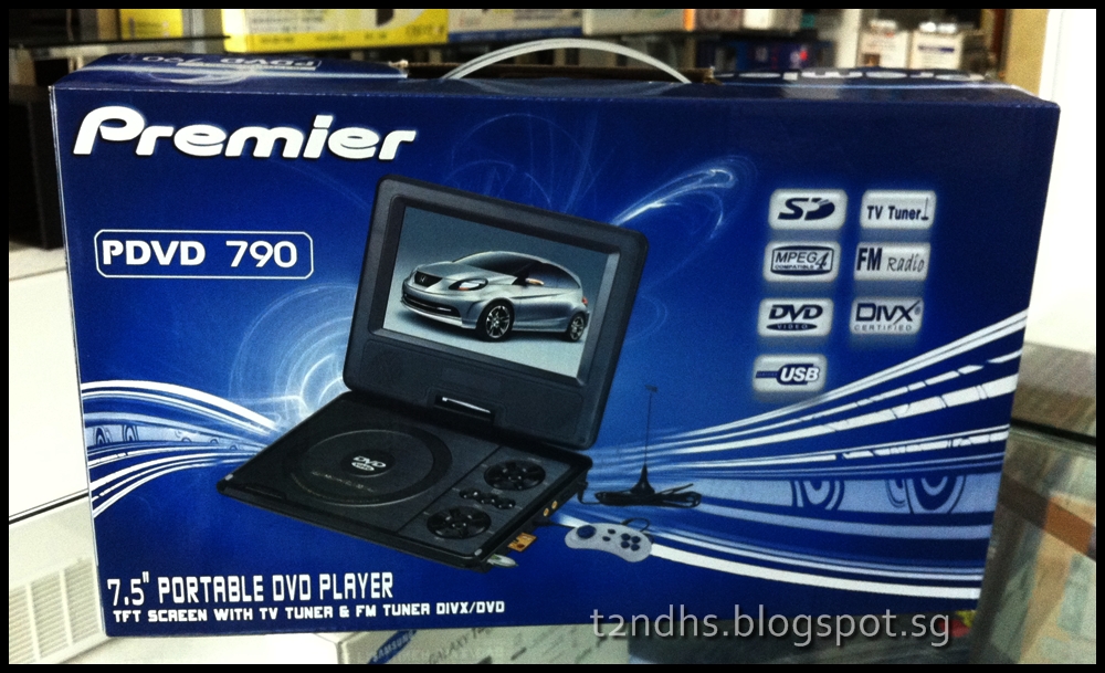 The 2nd Hand Shop: Premier 7.5'' Portable DVD Player [Brand New]
