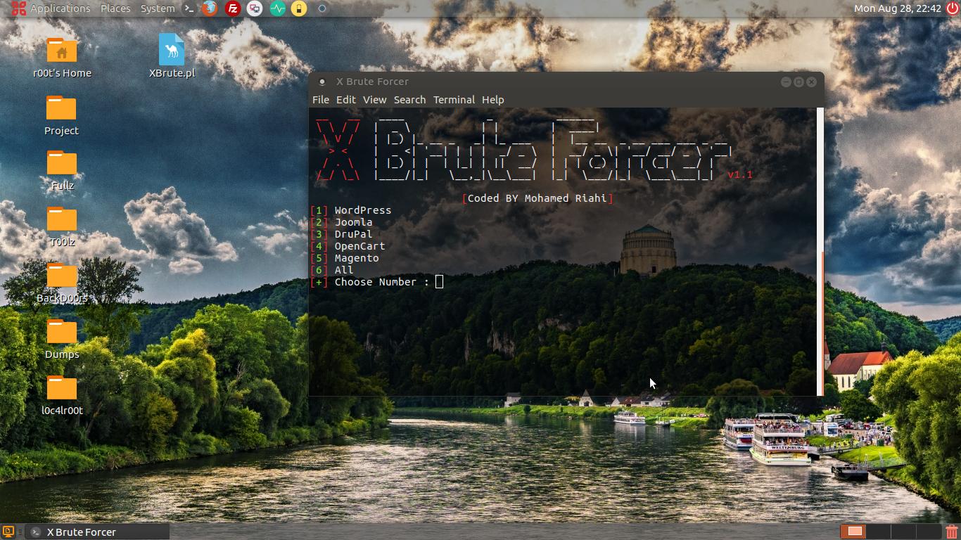 XBruteForcer - CMS Brute Force Tool (WP, Joomla, DruPal, OpenCart, Magento)