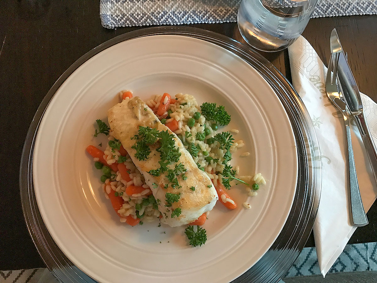 Team Propell fiske: Stekt kveite med risotto og limesmør