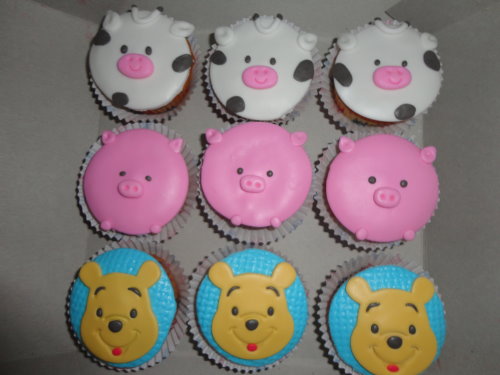 cupcake hias: cupcake sapi dkk