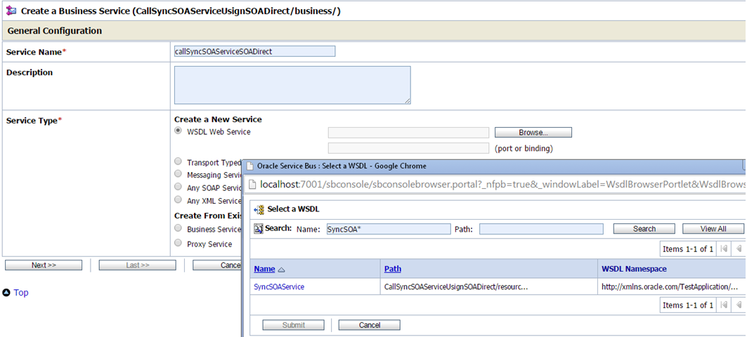 OSB 11g - Call synchronous SOA service using soa-direct protocol - Oracle Fusion Middleware Blog