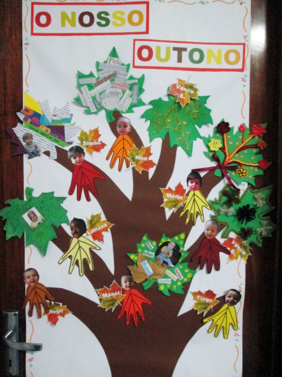 O outono chegou à nossa sala de cheio de novas sensações, cores ...