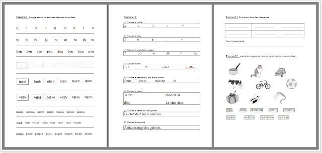 Aurorenono: Evaluations diagnostiques de français niveau cycle 2