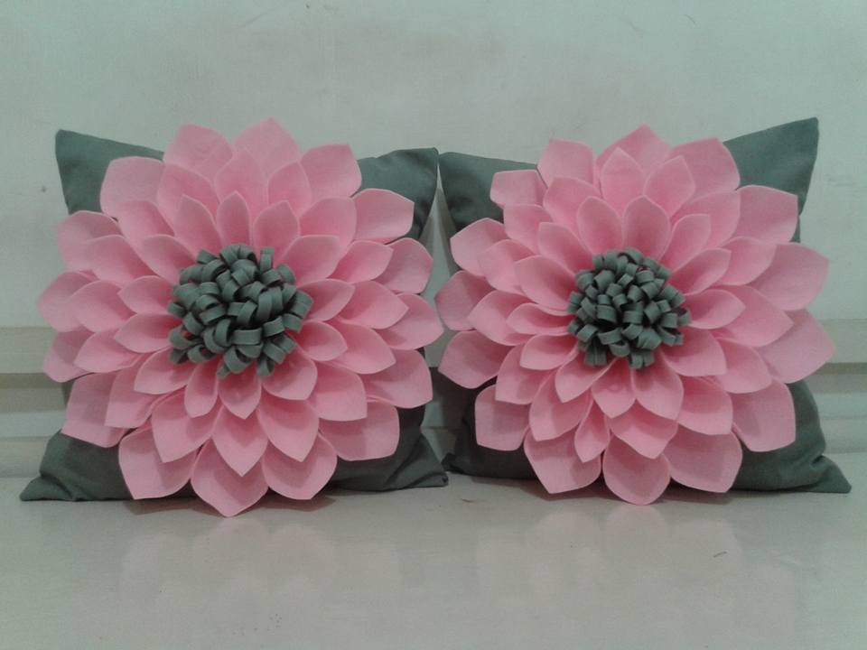 Bantal Kursi Bunga - Bantal Kursi Cantik