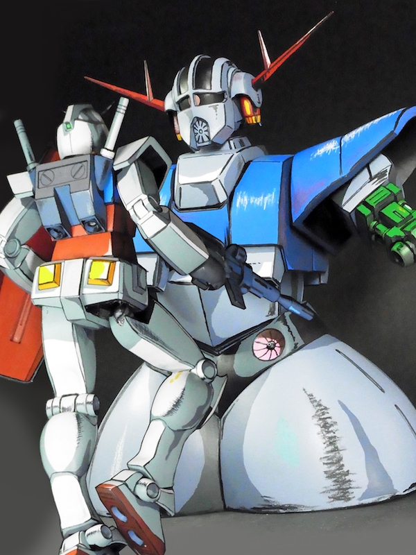 Painted Build: MG 1/100 Zeong Anime Color Style ver.