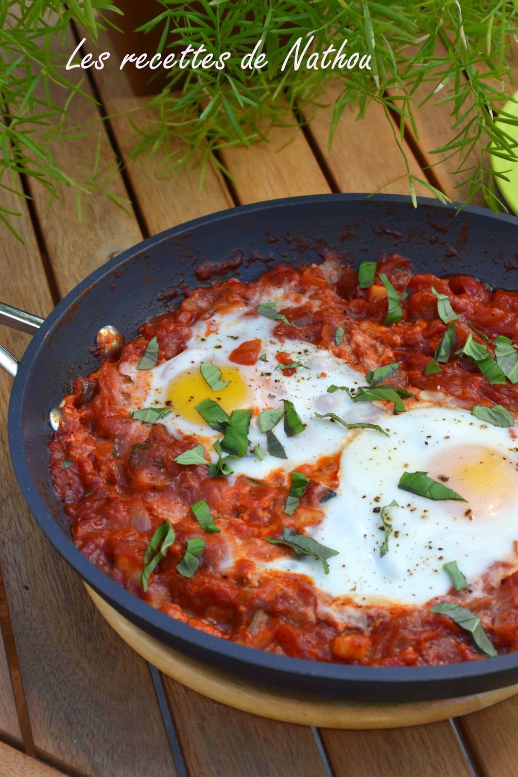 Ma cuisine au fil de mes idées...: Tchoutchouka aux oeufs