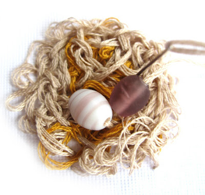 A Cup Of Sparkle: Hand Stitched Birds Nest Card Making Tutorial