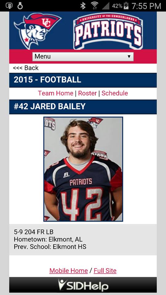 Elkmont Football: WHAT IS JARED BAILEY UP TO NOW?