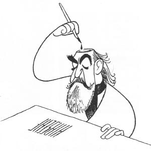 DRAWING AT DUKE: Hirschfeld