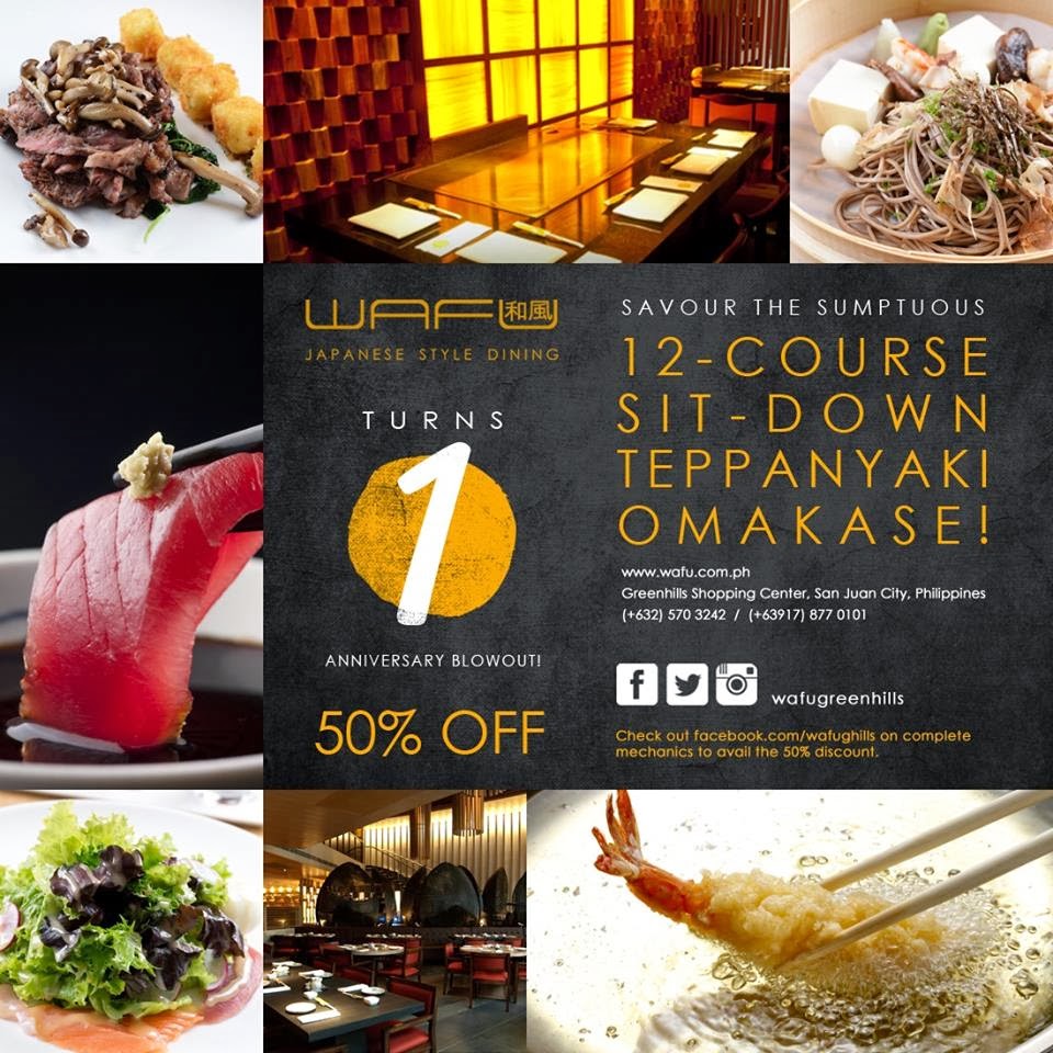 lafanggero: The Art of Japanese Cuisine in Wafu's Teppanyaki Omakase Buffet