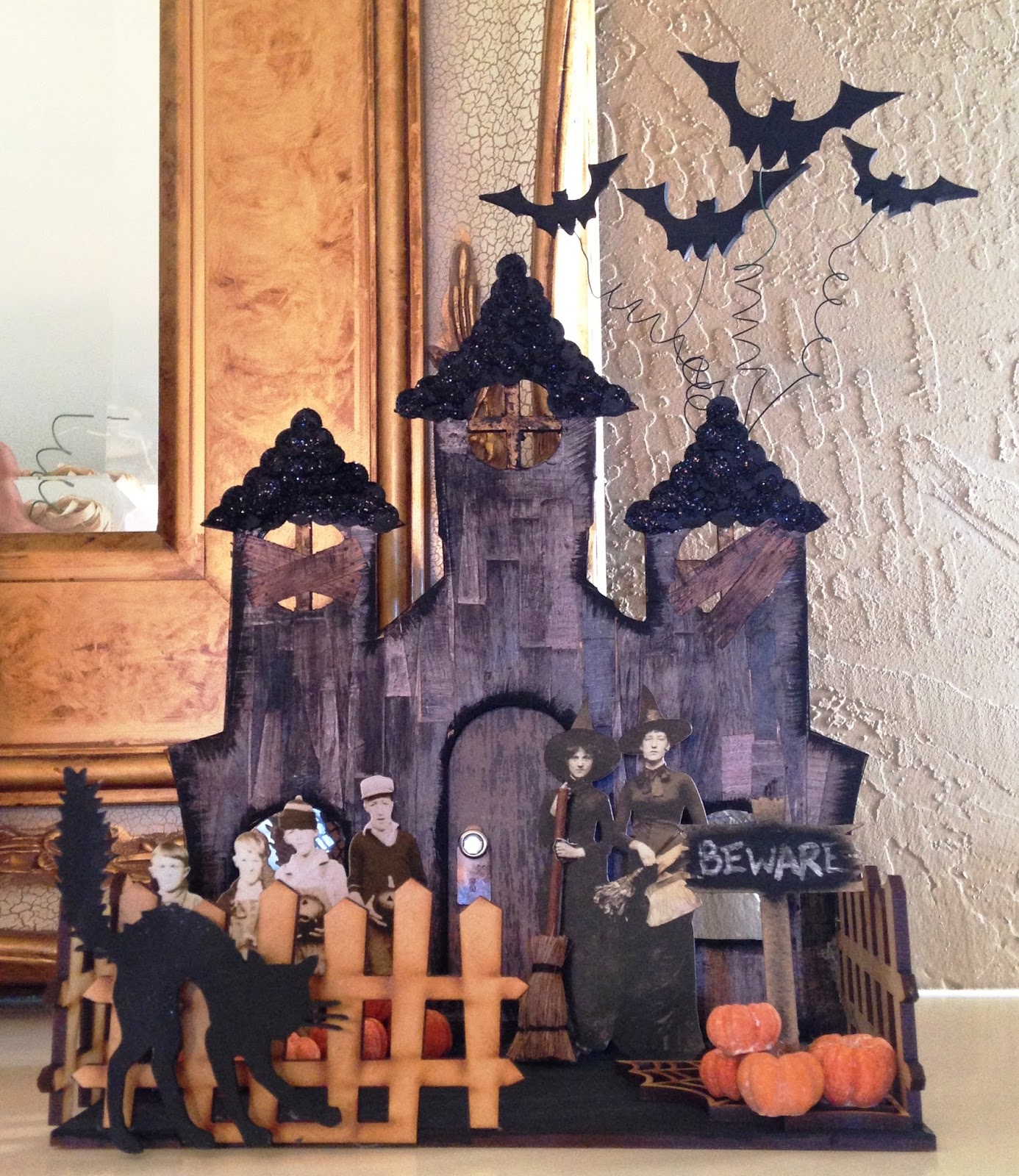 Wood Textures Designer Series Paper Haunted House