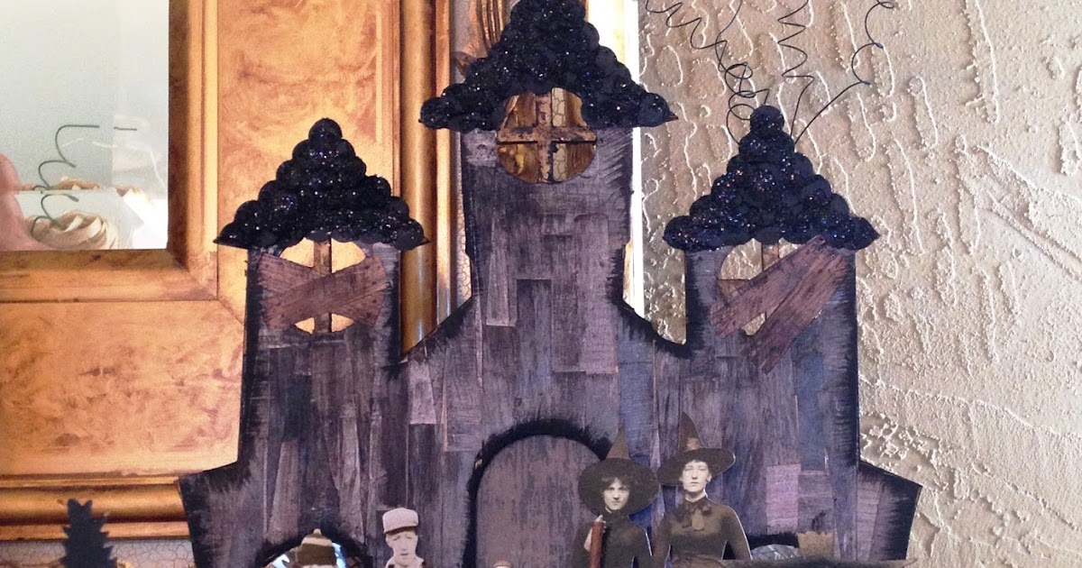 Wood Textures Designer Series Paper Haunted House