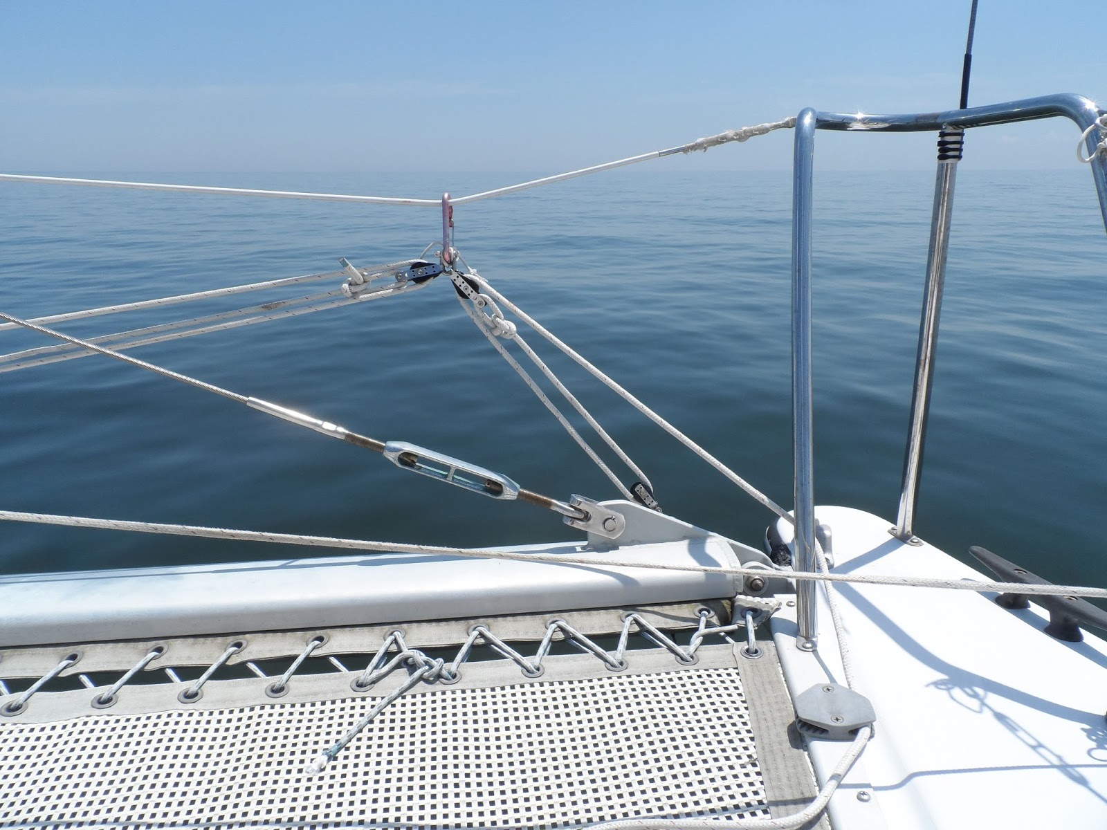 Sail Delmarva: A Bridle for Positioning the Spinaker Tack--Catamaran Stuff