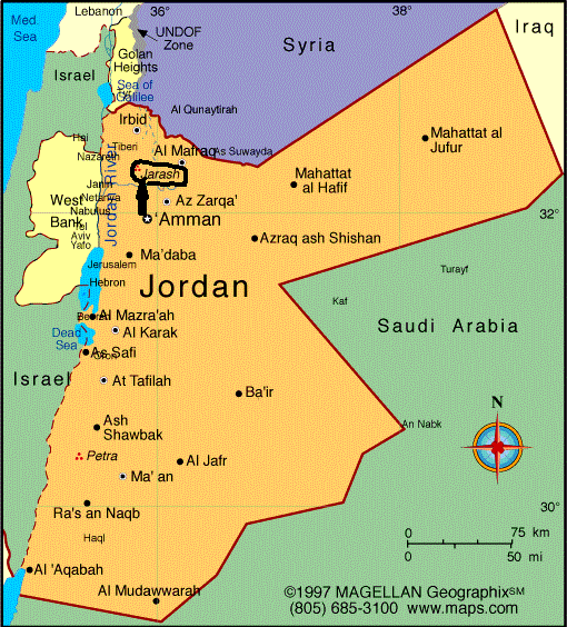 Souvenir Chronicles: JORDAN: THE ANCIENT CITY OF JERASH, "THE POMPEII ...