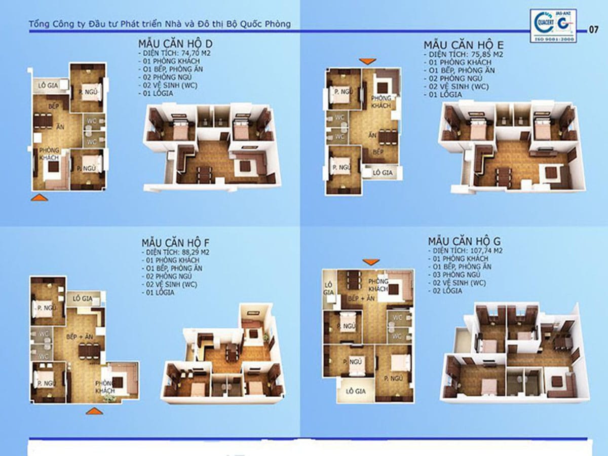 Dự Án Chung Cư CT2A Thạch Bàn, Bảng Giá Gốc Chủ Đầu Tư Bộ Quốc Phòng