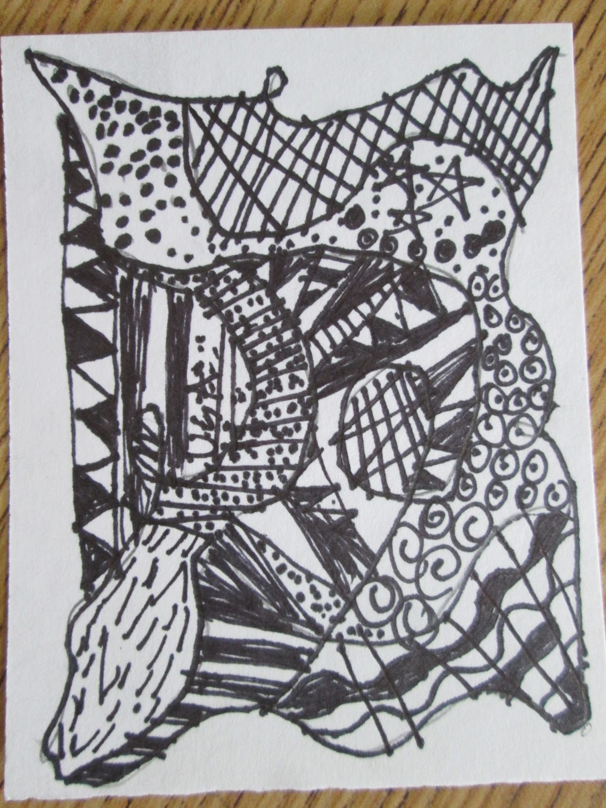 Art With A Smile: Mounce's 3rd Grade Incredible Zentangle Designs