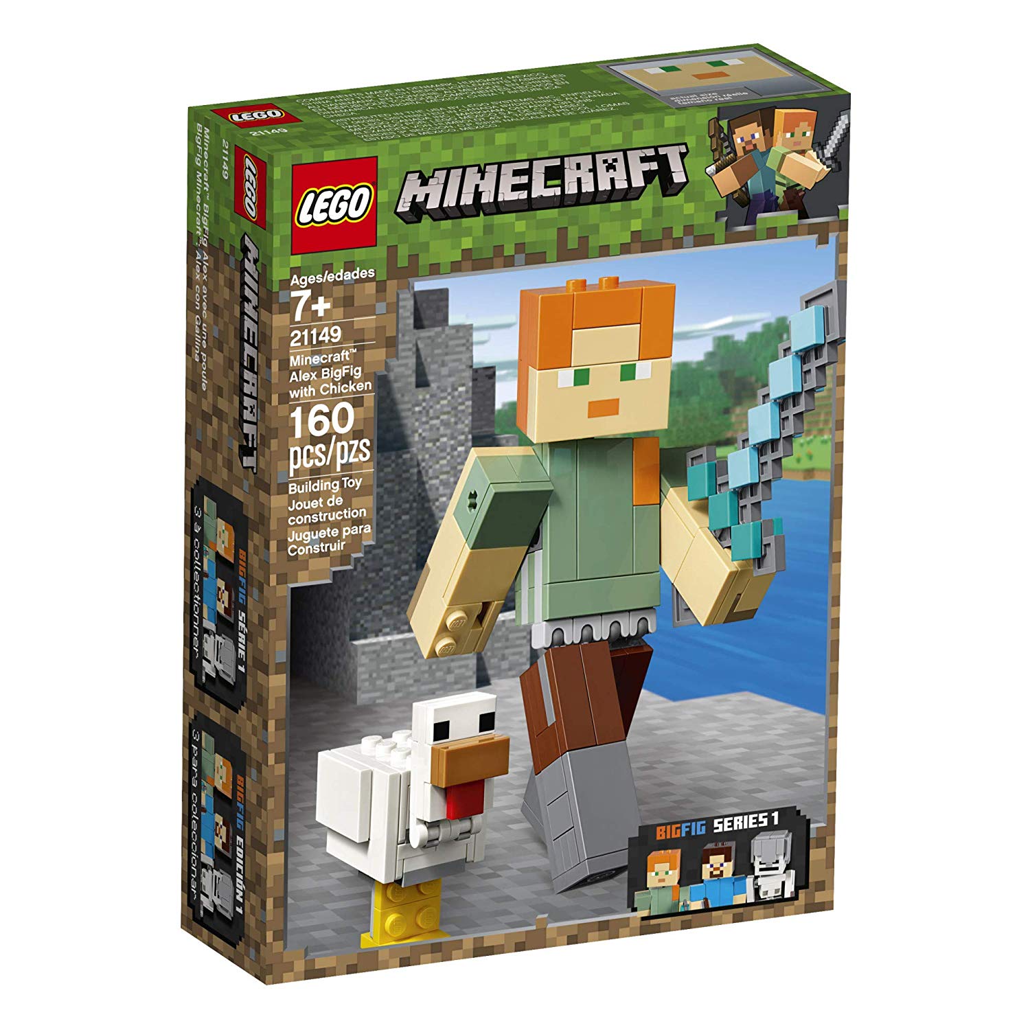 Minecraft Bigfig Lego Sets | Minecraft Merch