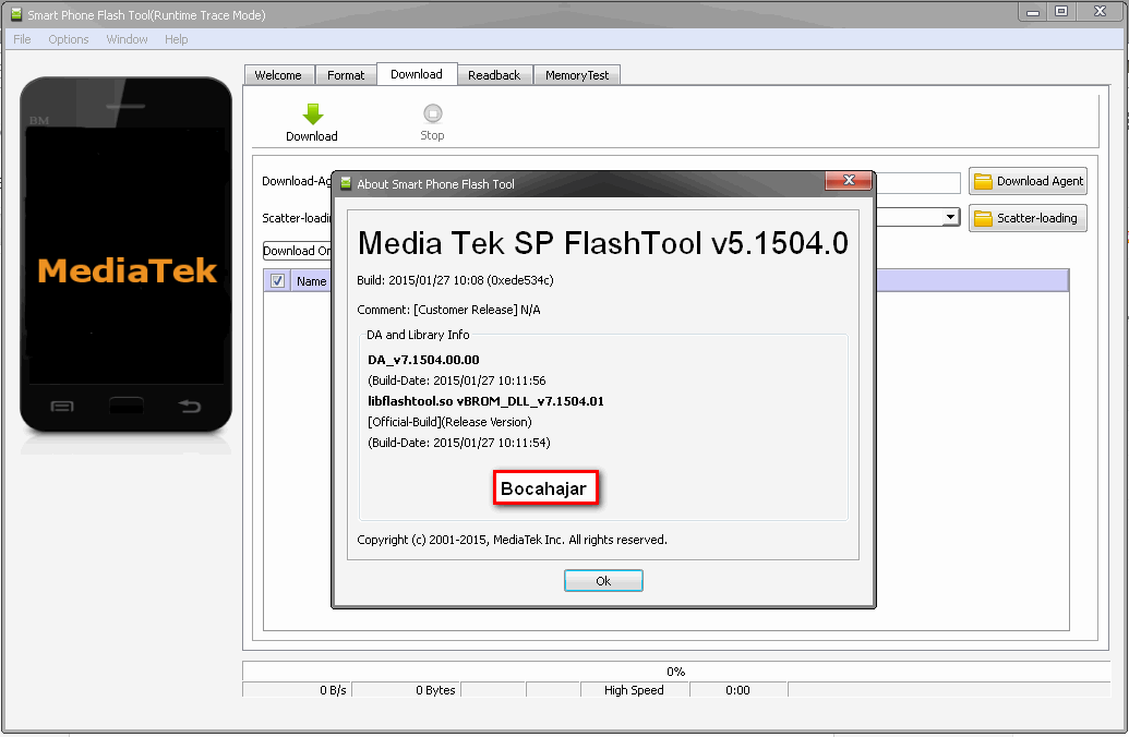 SP Flashtool v.5.1504 - Bocahajar