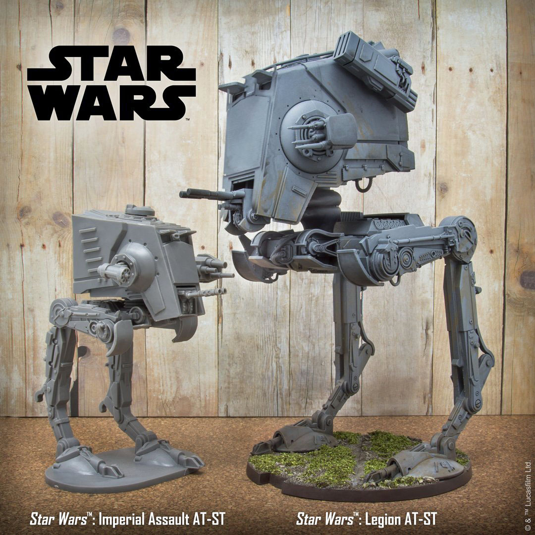 Mezmaron's Lair: Star Wars: Legion - Comparison of Legion's AT-ST to ...